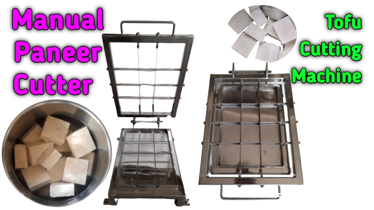 manual paneer cutting machine // manual paneer cutter // tofu and ...