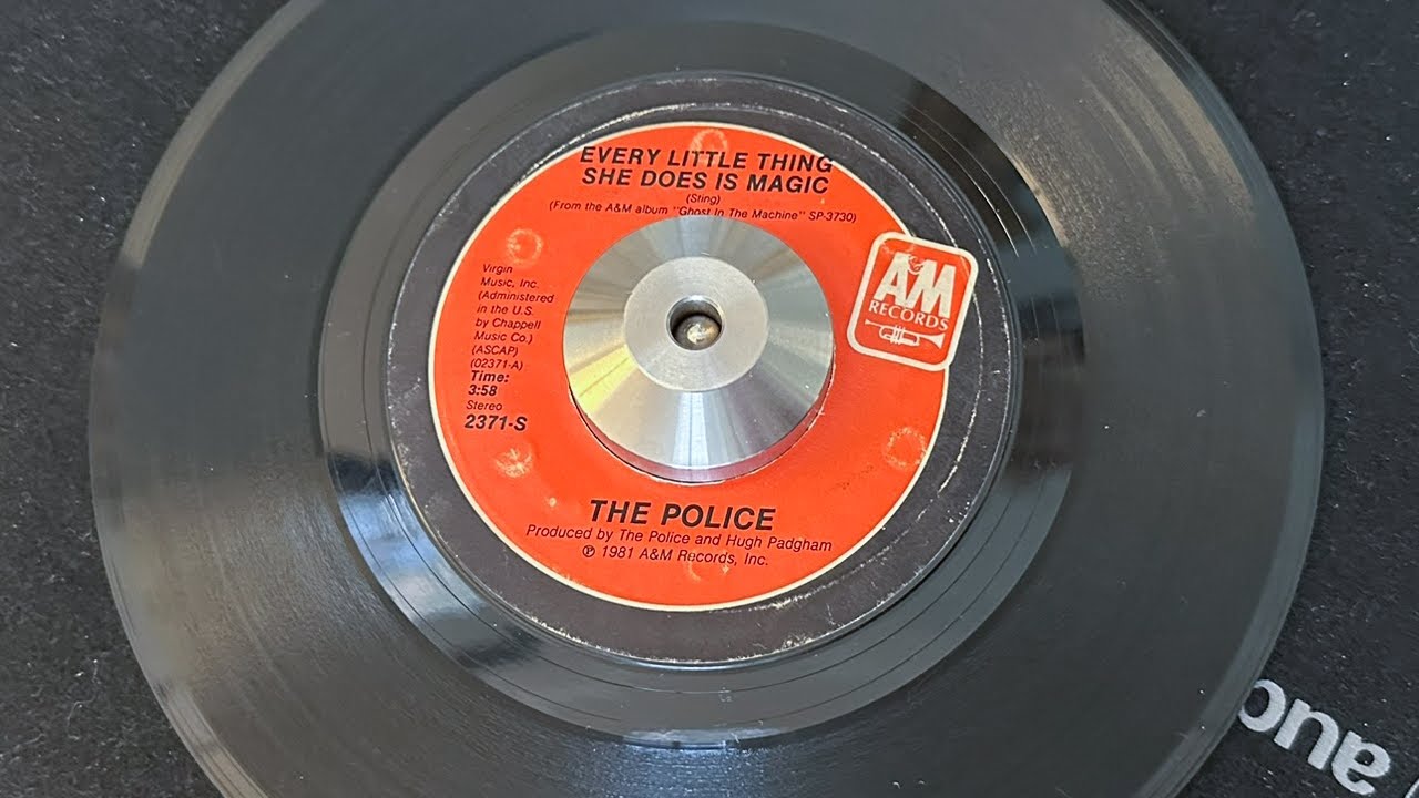 The Police - Every Little Thing She Does Is Magic 1981 - vinyl 45 - YouTube