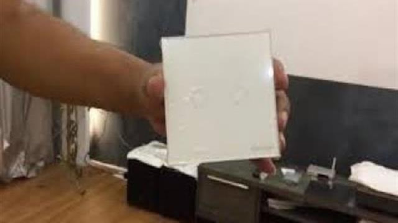 Amazing Modern Wireless touch sensor light switch. - YouTube