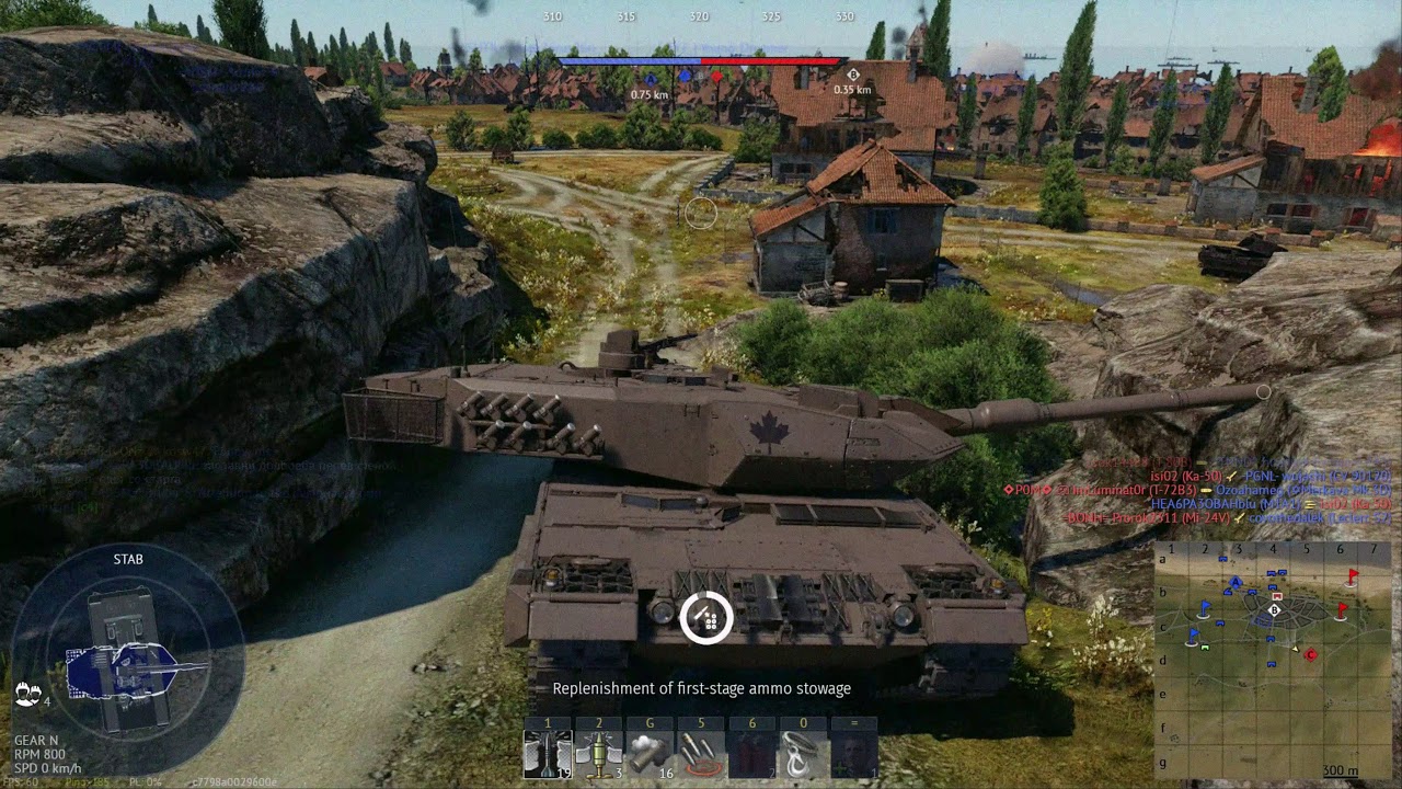 Leopard 2A6 / original sights/ War Thunder but it's like a 80's Movie ...