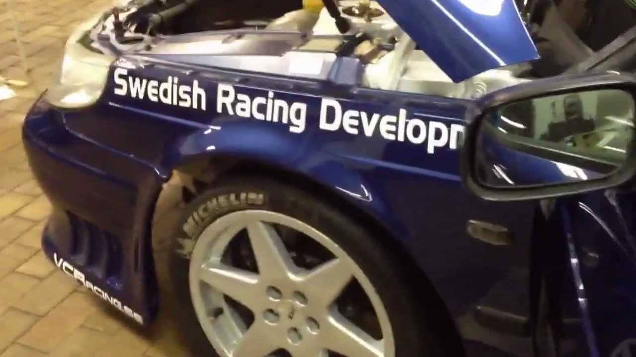 Swedish Racing Development projekt car SAAB 9-5 SRD - YouTube