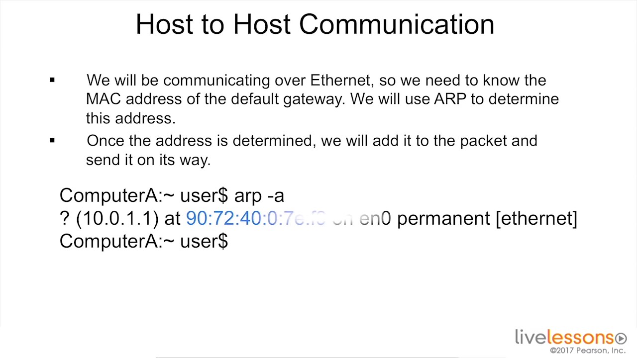 9 5 Examining End Device to End Device Communication CCNA - YouTube