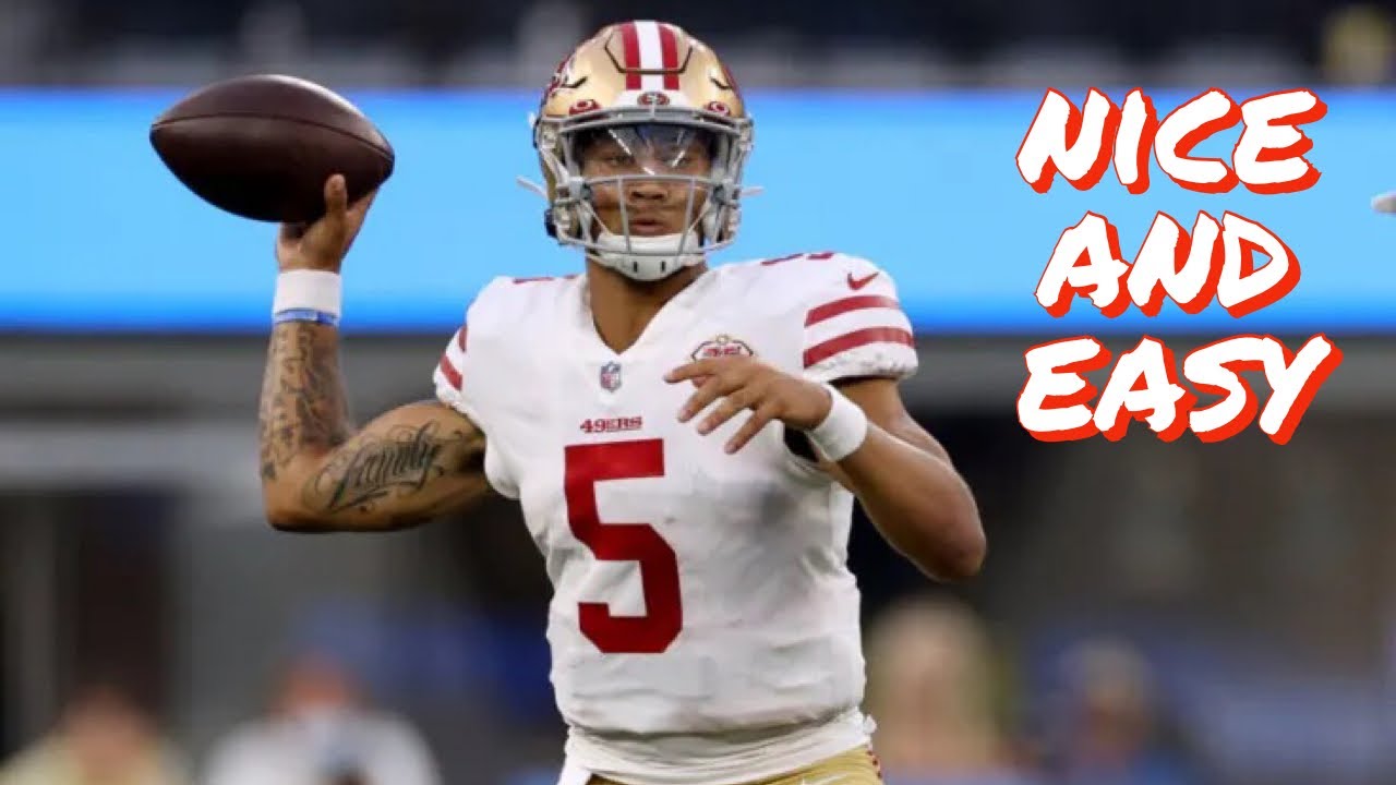 How 49ers QB Trey Lance Can Throw with More Touch - YouTube