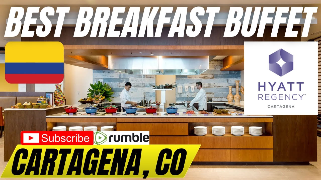 Hyatt Regency Cartagena BREAKFAST BUFFET - YouTube