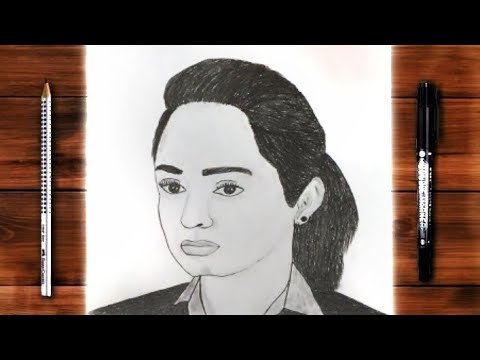 Cid Purvi Pencil sketch drawing | Cid inspector purvi pencil sketch ...