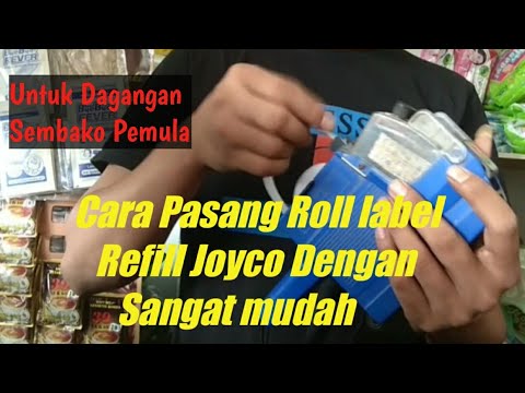 Trik!! Cara Pasang Label Refill Joyco| Untuk Dagangan Sembako Pemula ...
