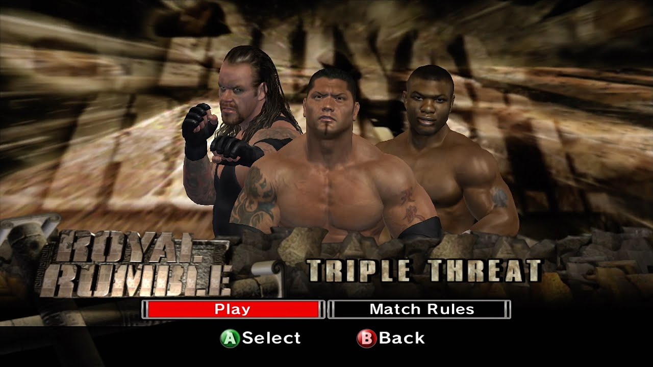 WWE SmackDown VS Raw 2007 Xbox360 - Undertaker VS Shelton Benjamin VS ...