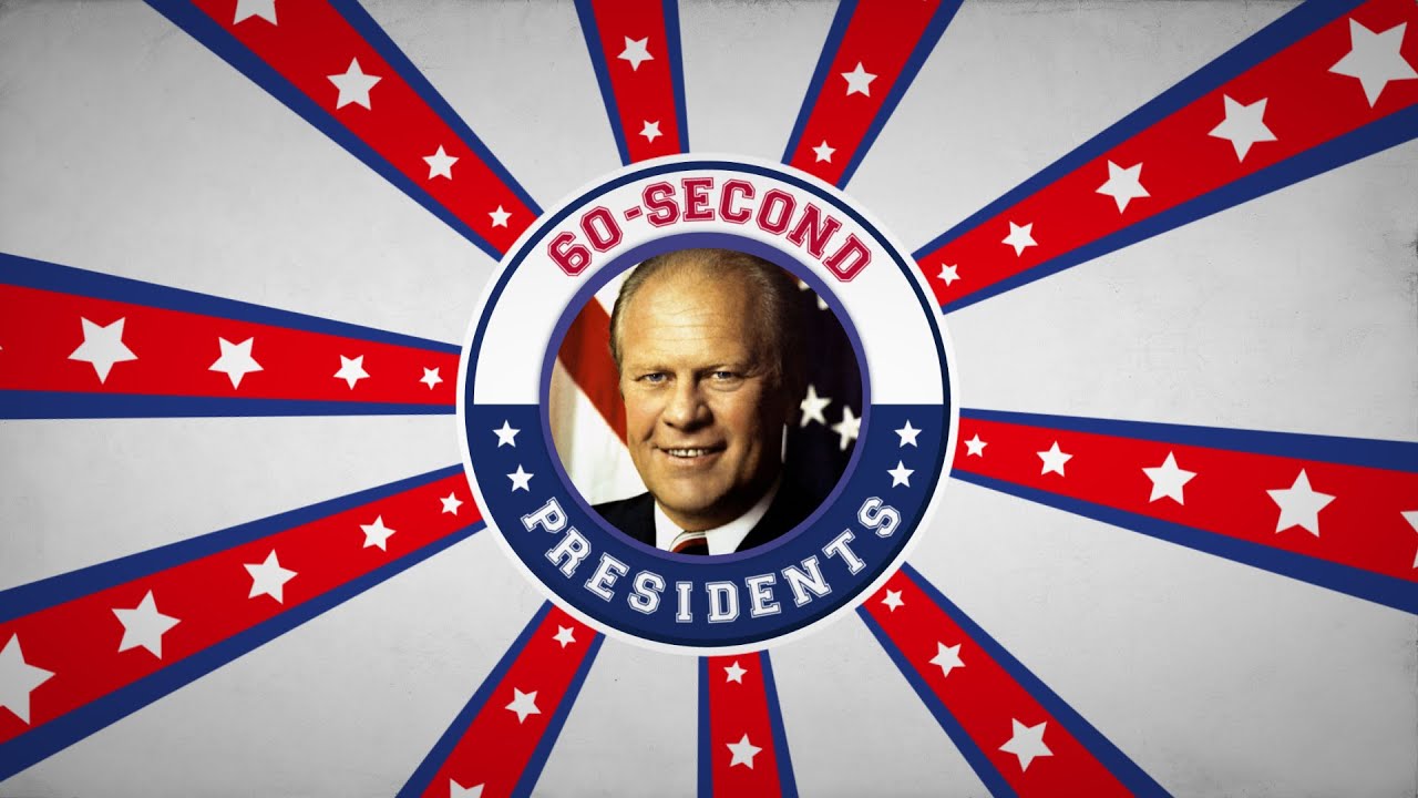 Gerald Ford | 60-Second Presidents | PBS - YouTube