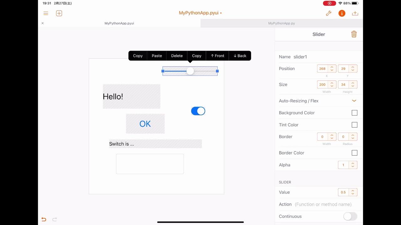 【Pythonista3】iPadでの開発環境チェック & iOS UIの練習 - YouTube