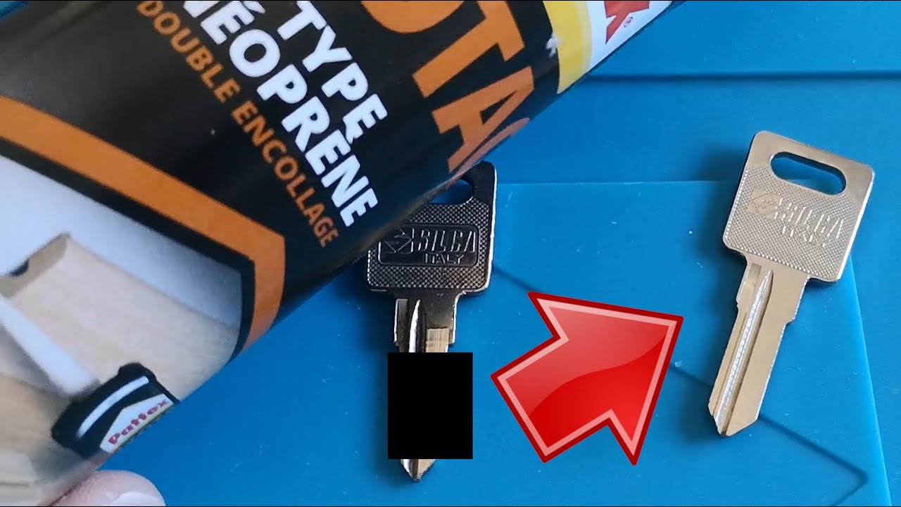 Comment copier une clé avec de la colle (méthode pour enfant de 3 ans ...