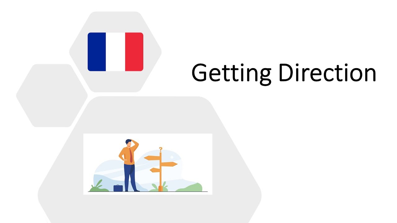 French Vocabulary & Phrase: Getting Direction - YouTube