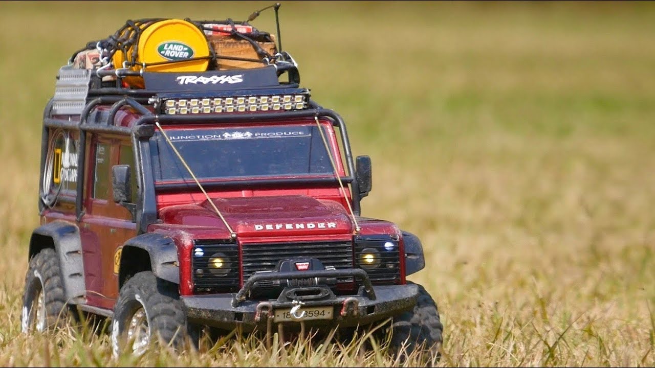 Traxxas TRX4 DEFENDER Sand Beach & Lawn running_# - YouTube