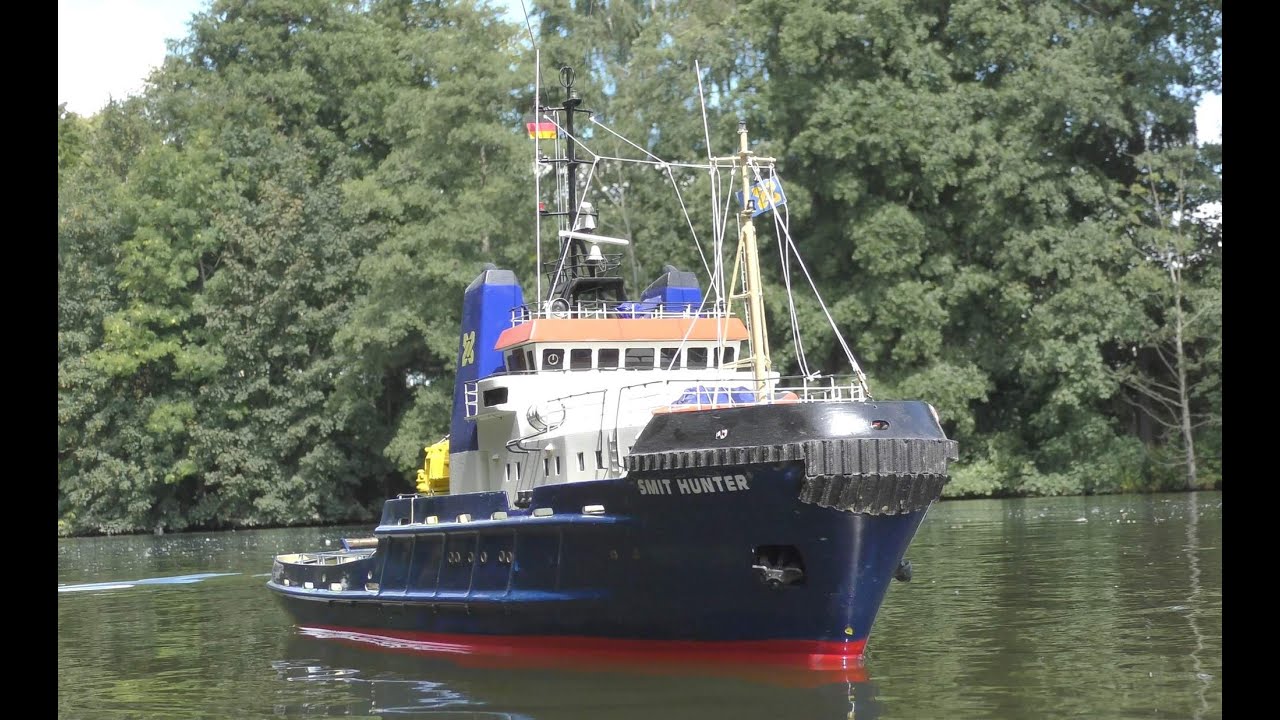 RC Ships - Klassiker Folge 9: robbe HAPPY HUNTER - krick romarin tug ...