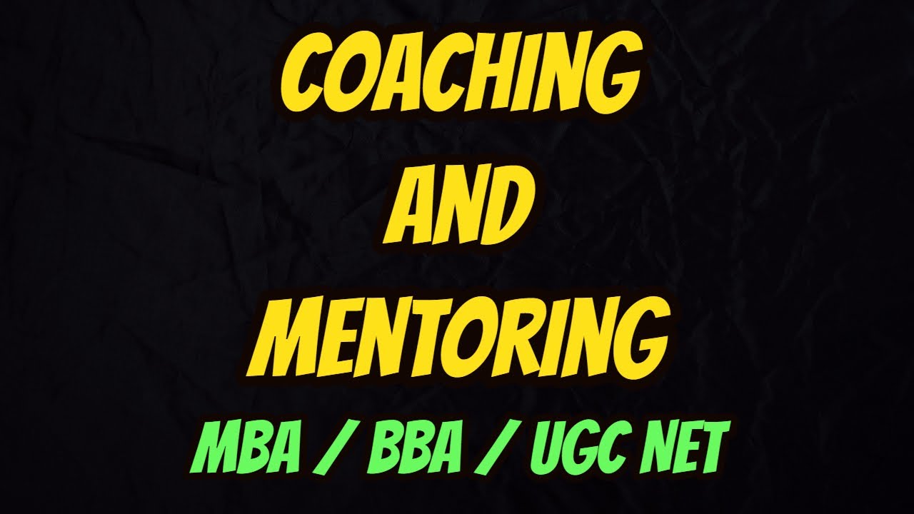 HRD 9: Coaching and Mentoring - YouTube