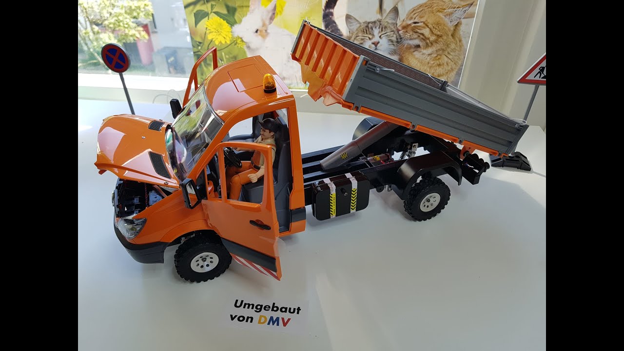 Umbau Bruder Sprinter Mecedes RC - YouTube