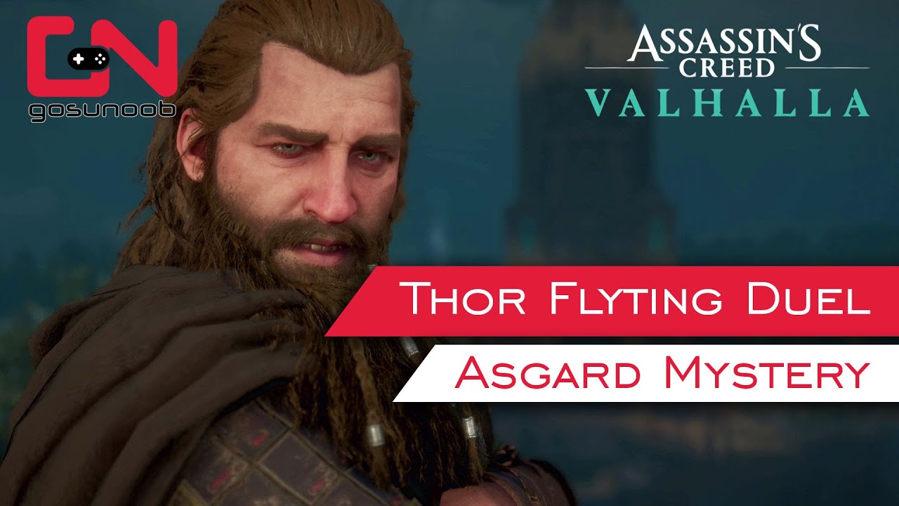 AC Valhalla Thor Flyting Duel - Asgard Mysteries - YouTube