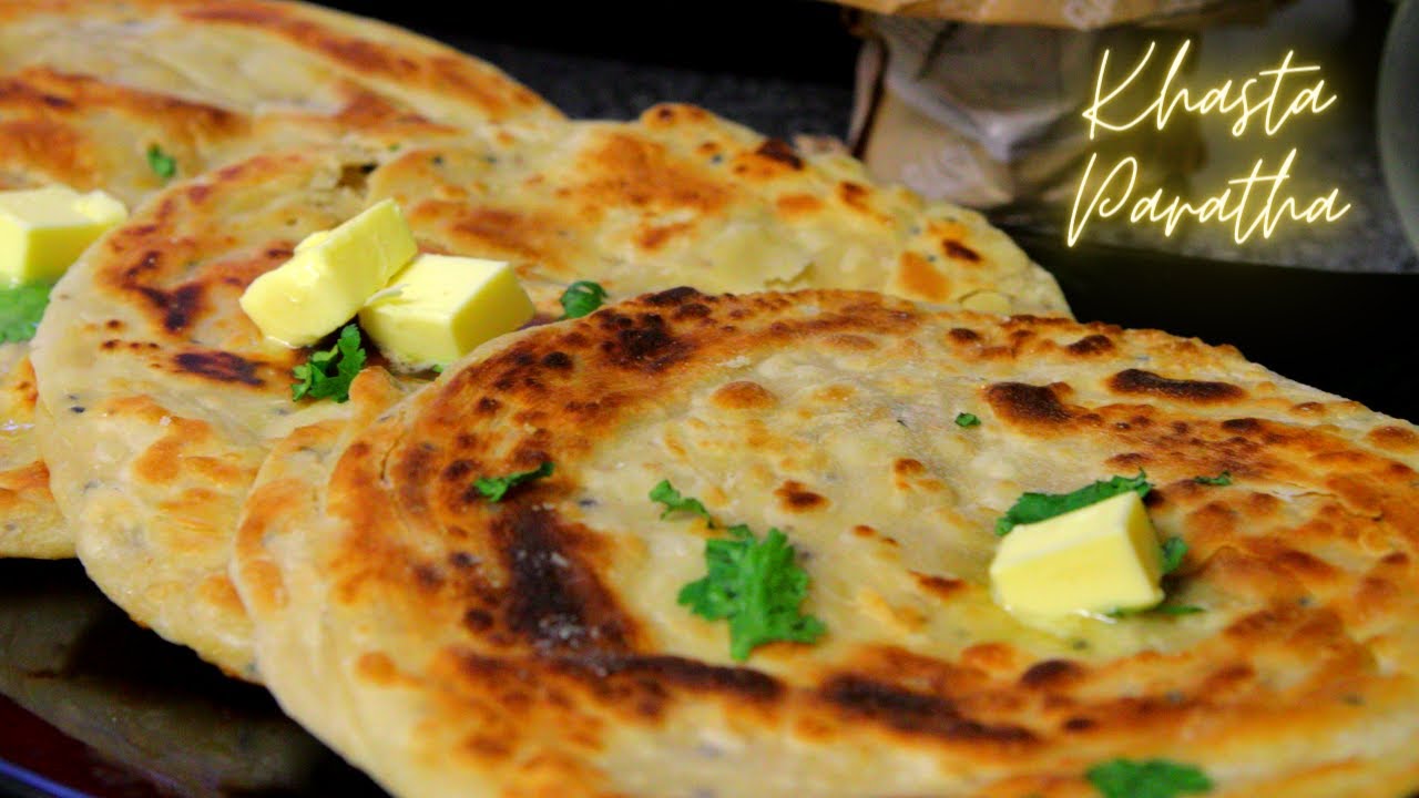 Khasta Paratha Recipe - Flaky Lacha Paratha - 3 Ways! - YouTube