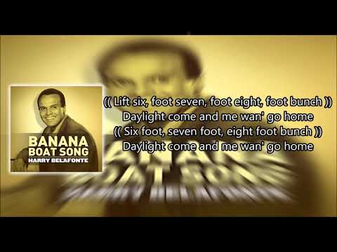 Banana Boat Song (Day O) - Harry Belafonte "Con letra/with lyrics ...
