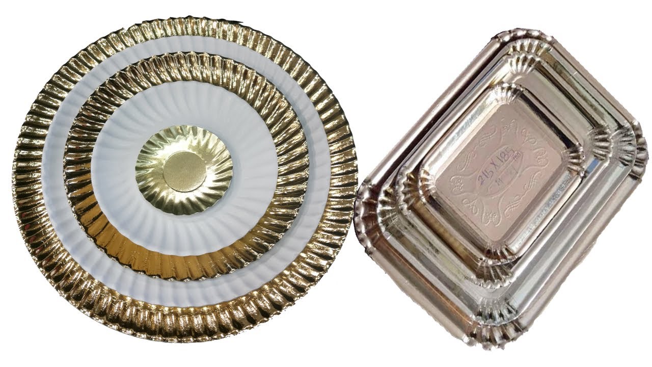 Fully automatic double die paper plate (buffet plate ) making machine ...