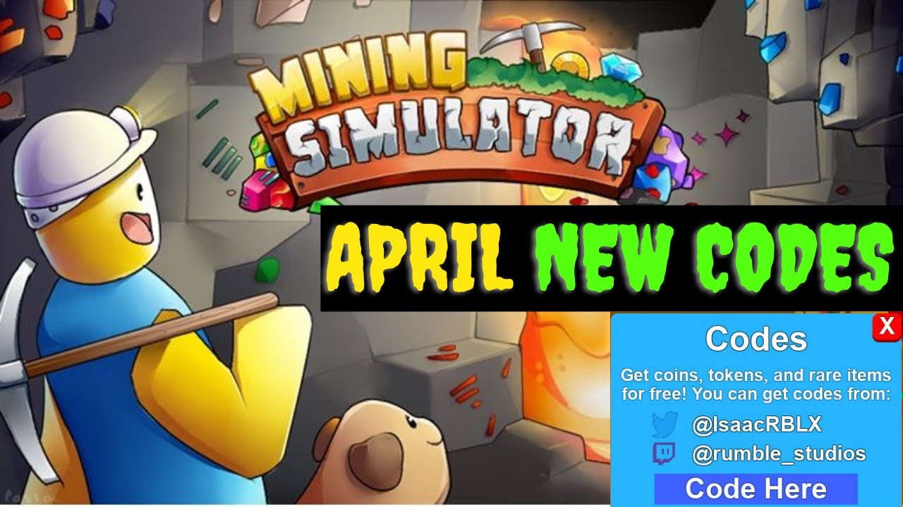 ALL *NEW WORKING* MINING SIMULATOR CODES 2021 ! - Mining Simulator Gems ...