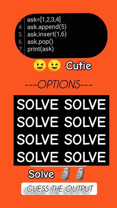 Guess The Output Shorts Trendingshorts Trending Python Challenge
