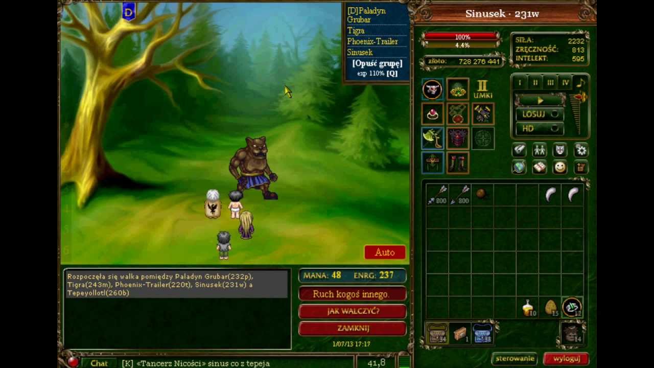 Margonem Tepeyollotl(260) Hutena - YouTube