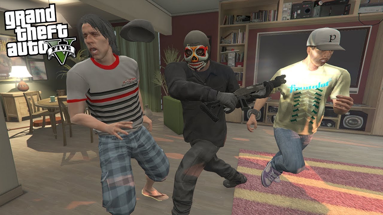 ROBBING HOUSES IN GTA 5!!! 3 (GTA 5 REAL LIFE PC MOD) - YouTube