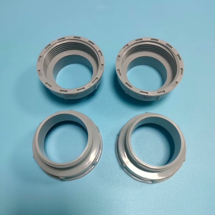 custom injection mold for plastic cap with thread - YouTube