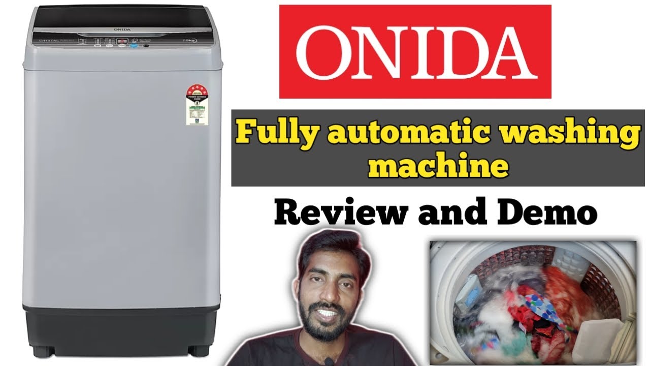 Onida washing machine 7 kg fully automatic Review II Demo II - YouTube