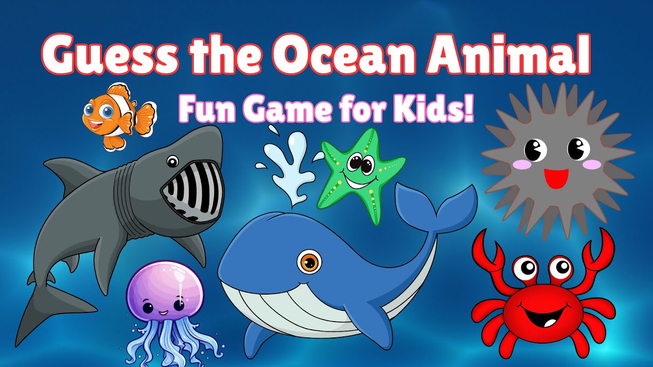 Can You Guess Every Sea Animal? Fun Challenge for Kids & Toddlers | Sea ...