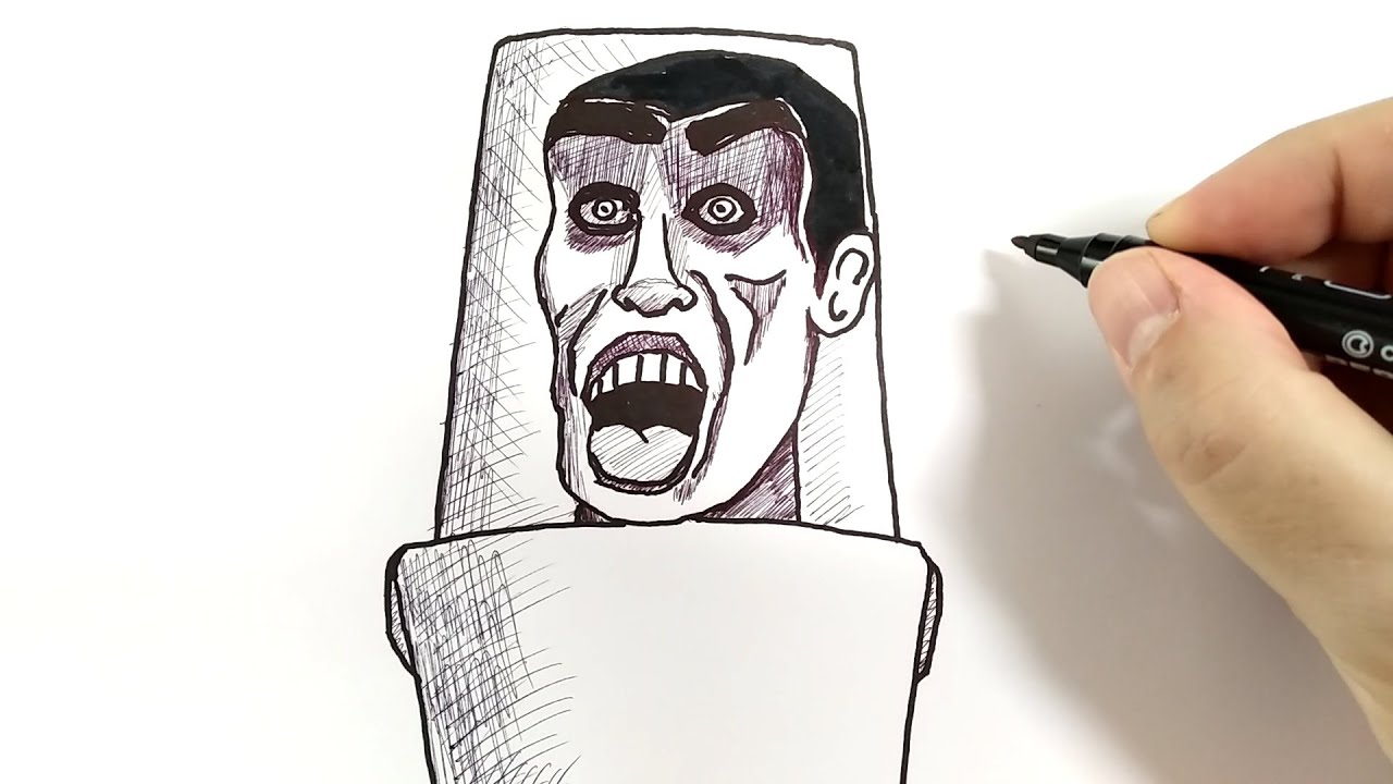 How to draw G-Man Skibidi Toilet - YouTube