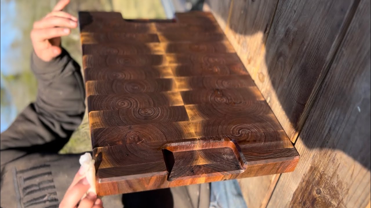 Building My First Cutting Board! - YouTube