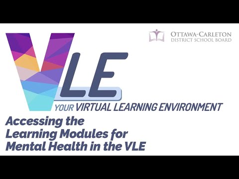 Accessing the Learning Modules for Mental Health in the VLE 2025 - YouTube