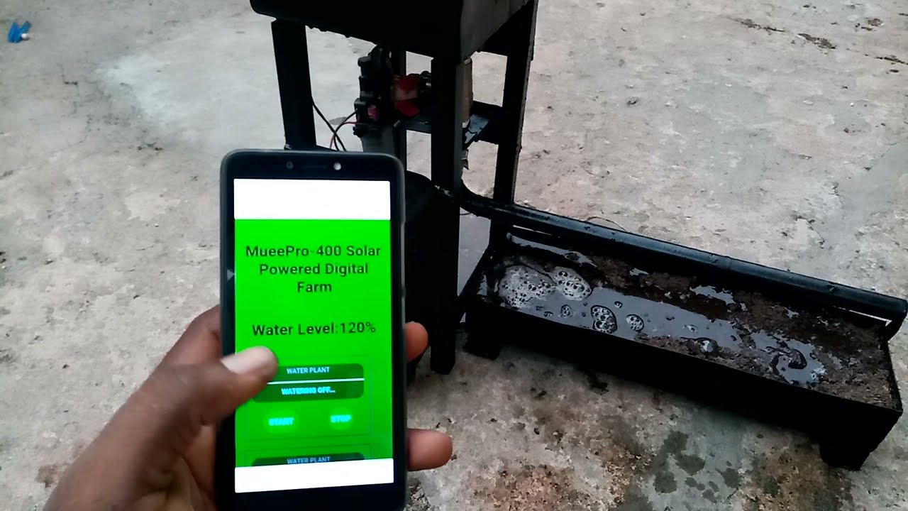 AUTOMATIC IRRIGATION ROBOT With IoT Technology - YouTube