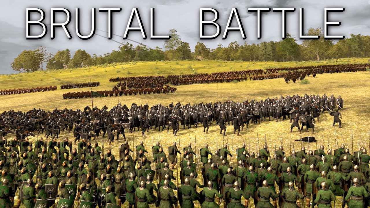 Brutal Battle Between Two Armies: Ambush Scenario | Humans Versus Elves ...