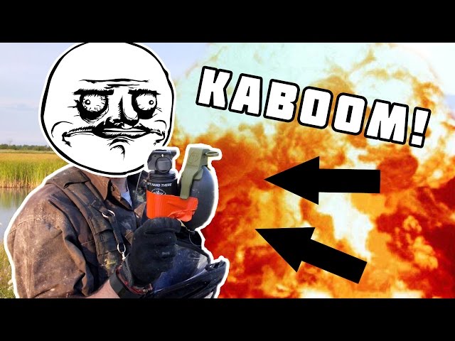 Paintball Grenade Explosion