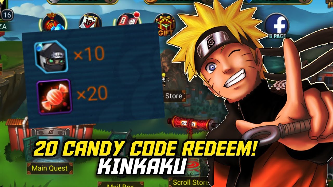 Gift Codes Redeem 20 Candy dan Kinkaku ! Ninja Rebirth - YouTube