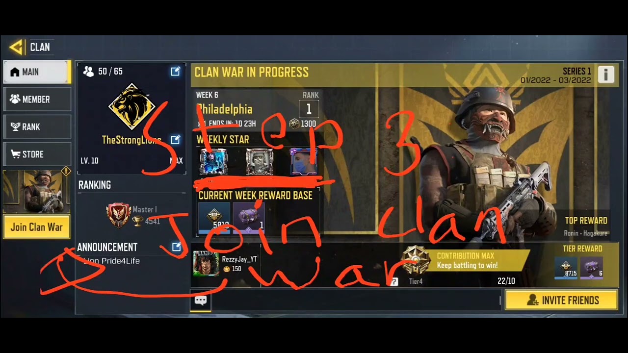 how to set clan key goal in Call of Duty: Mobile - YouTube