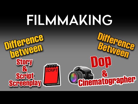 Difference Between DOP And Cinematographer|Difference Between Story And ...