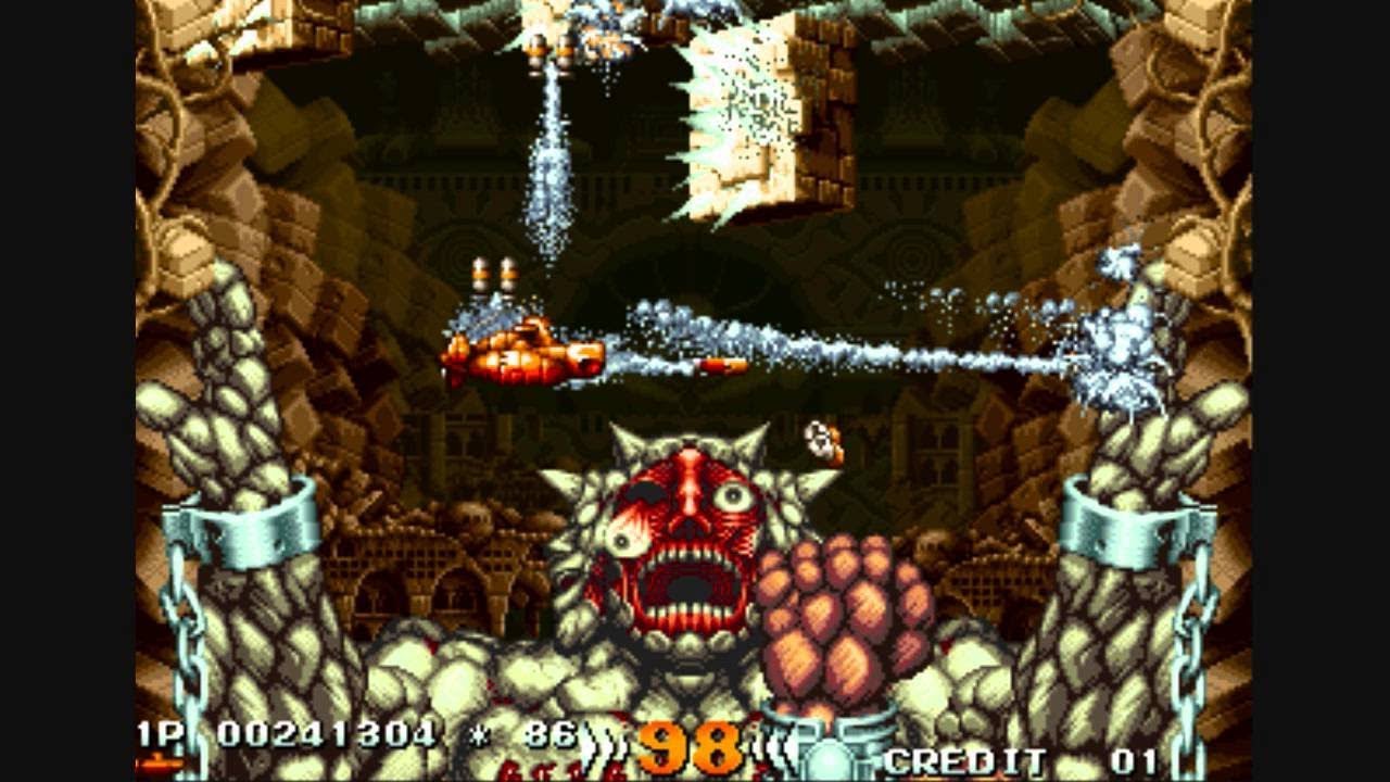 In The Hunt ITA PS1 2D Horizontal Scrolling Arcade Shooter Run by ...