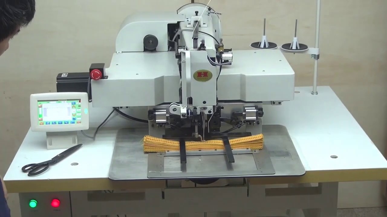 Heaviest programmable pattern sewing machine for stitching 30mm harness ...