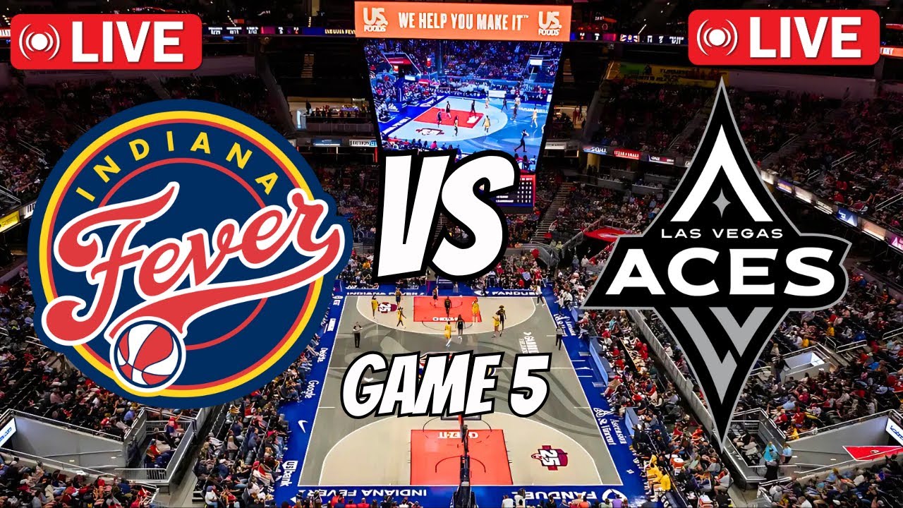 INDIANA FEVER VS LAS VEGAS ACES | GAME 5 PLAYOFFS! WIN OR GO HOME ...