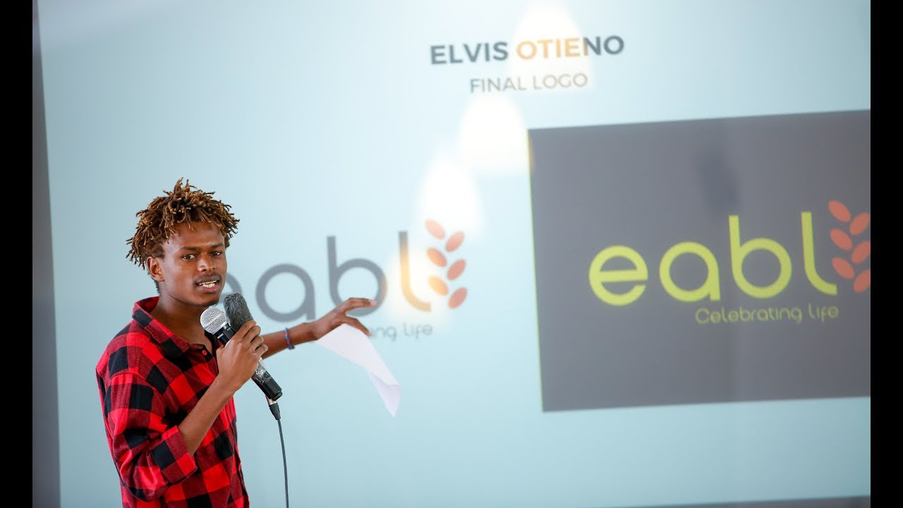 Young Kenyan designer tops EABL new logo competition - YouTube