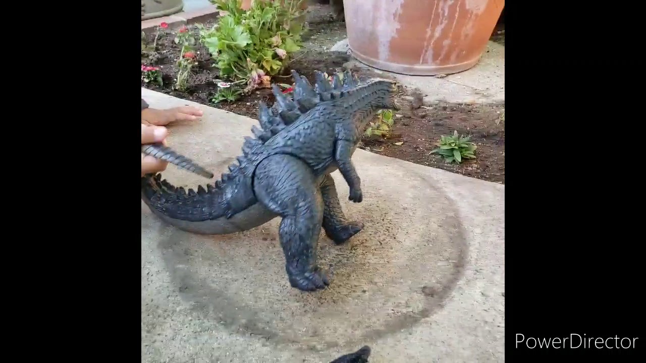 Godzilla in the pool - YouTube