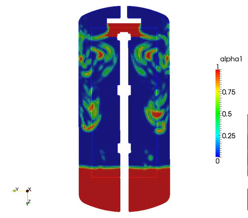 OpenFOAM tutorial mixerVesselAMI - YouTube