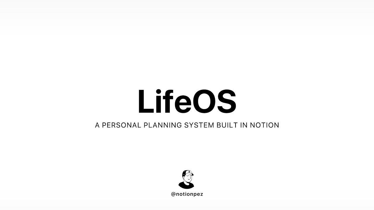 How I plan my life with Notion | The LifeOS Template - YouTube