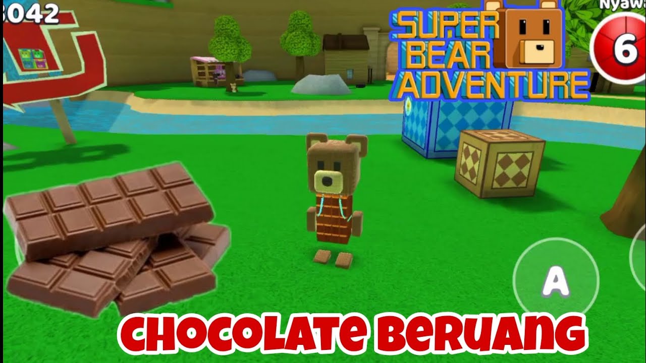 Berubah jadi chocolate beruang enak banget ( Super Bear Adventure Game ...