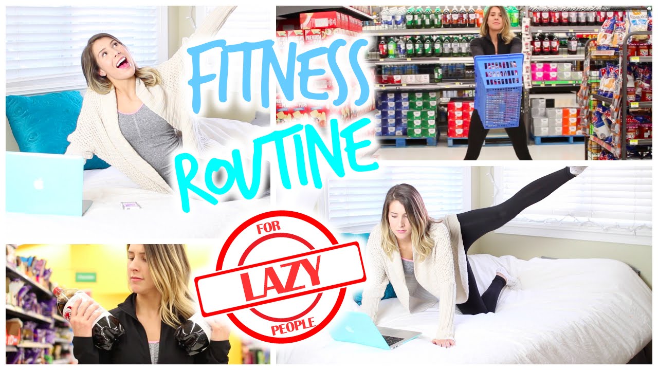 Fitness Routine For Lazy People - YouTube
