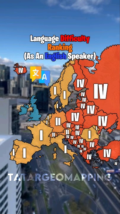 Language Difficulty Ranking (As An English Speaker) - YouTube