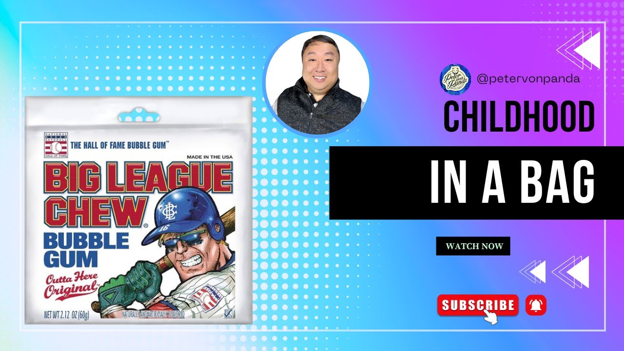Big League Chew Original Bubble Gum Youtube